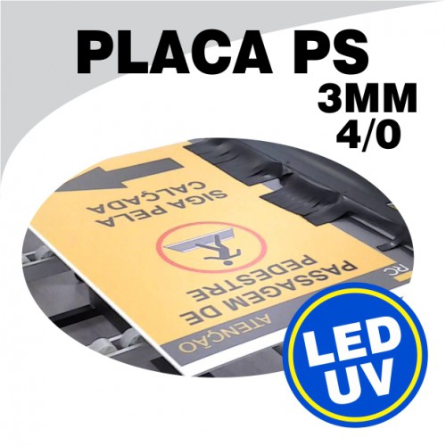 SpeedX - Gráfica para Revenda - Placa PS 3mm - 4/0 - UV LED